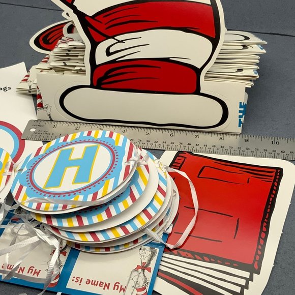 Dr. Seuss | Party Supplies | Dr Seuss Birthday Classroom Decor Cat In ...